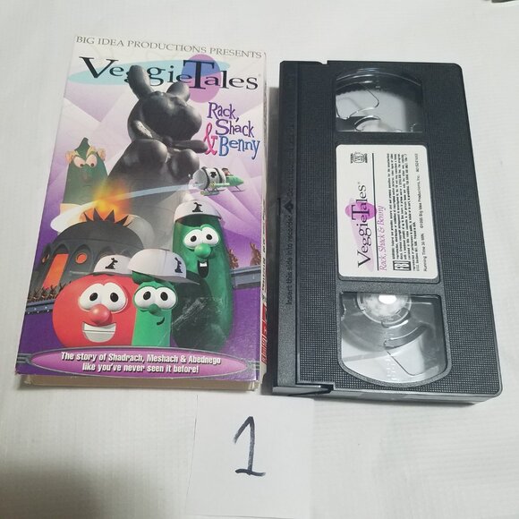 Big Idea | Other | Veggie Tales Rack Shack Benny Big Ideas Vhs Tape ...